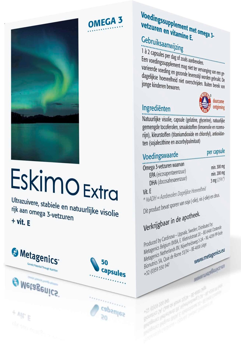 ESKIMO EXTRA METAGENICS (50CAPS) - Pharmaproducts