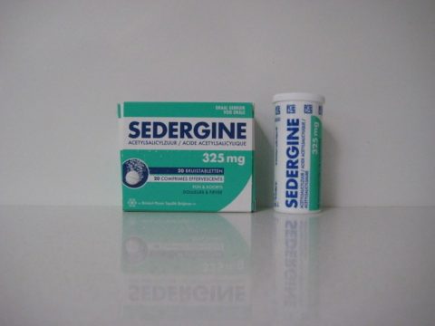 SEDERGINE 325 MG (2X10BRUI) - Pharmaproducts