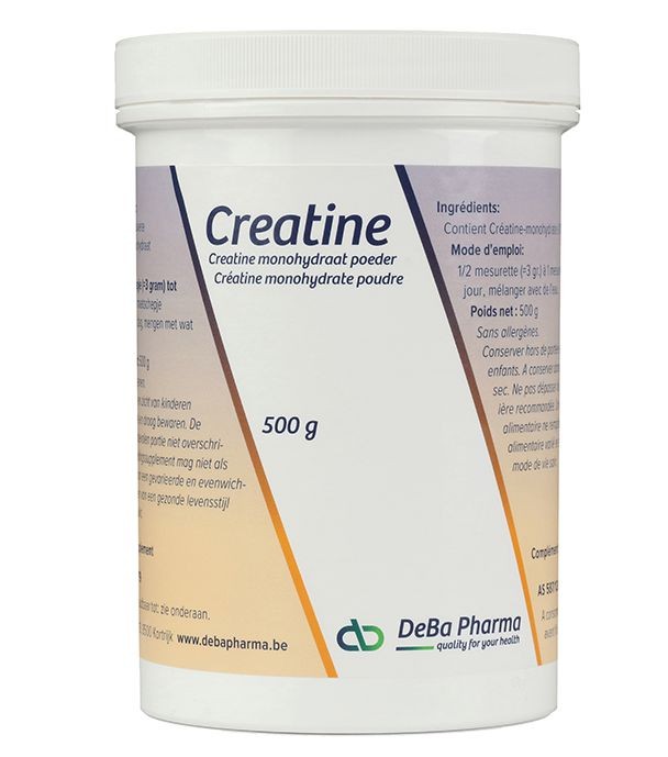 CREATINE MONOHYDRAAT POEDER DEBA (500G) - Pharmaproducts