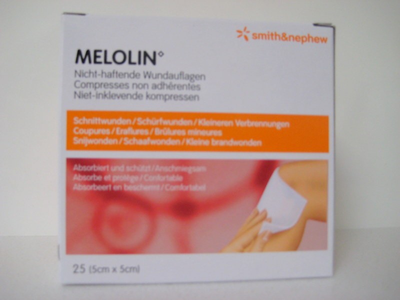 MELOLIN 5CMX5CM STER 25KOMP - Pharmaproducts